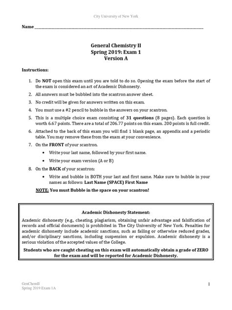 Exam 1 S 19 N Pdf Buffer Solution Acid