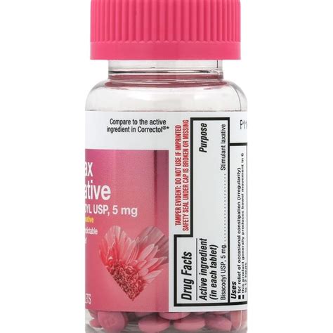Cvs Health C Lax Laxative 5 Mg Tablets 250 Each Instacart