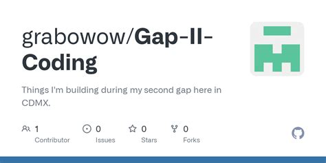 Github Grabowowgap Ii Coding Things Im Building During My Second