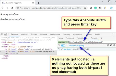 Selenium Locators Practice Absolute Xpath Expressions In Detail Here