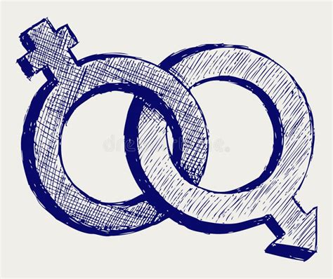 Symbole De Sexe Mâle Et Femelle Illustration De Vecteur Illustration