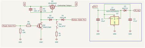 One Button Power Latching And Input Circuit Page General Electronics Arduino Forum