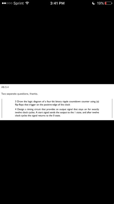 Solved Draw The Logic Diagram Of A Four Bit Binary Ripple