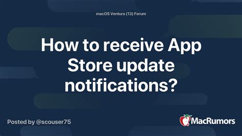 How To Receive App Store Update Notifications Macrumors Forums