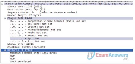 Lab 452 Tcpip Transport Layer Protocols Tcp And Udp Answers