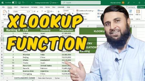A Comprehensive Guide To The Xlookup Function Mastering Excel Formulas And Functions Youtube
