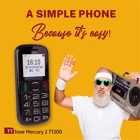 Ttfone Monthly Competition Mercury 2 Tt200 Big Button Easy Mobile