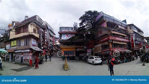 The Main Market Of Mcleod Ganj Editorial Stock Image Image Of