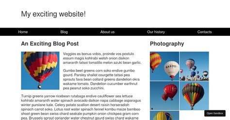 Css Assignment Layout Forked Codesandbox