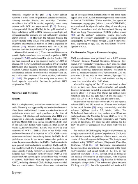 Solution Abnormal Myocardial Contractility After Pediatric Heart