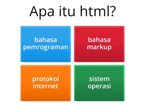 Soal Latihan Html Quiz