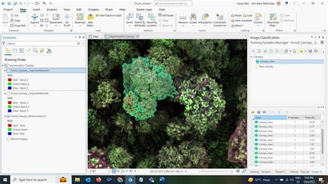 Tree Canopy Extraction Using Segmentation Process In Arcgis Pro Space