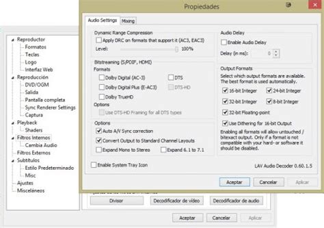 Guía de configuración de MPC HC con madVR Systempix