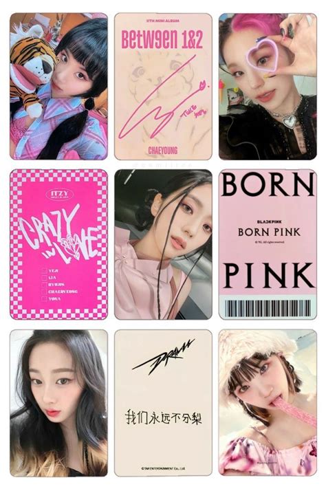 Kpop Mixed Ver Ggs Printable Photocard Template Front And Back Kart