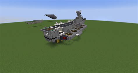 Flying Aircraft Carrier Prototype Minecraft Map