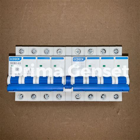 Jual Mcb Interlock Switch Breaker 63a 380vac 4pole 3phase Shopee