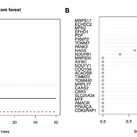 The Machine Algorithms For Signature Genes A Confidence Intervals Download Scientific