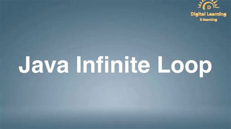 11 Java Infinite Loop Online Training Download App From Below Link