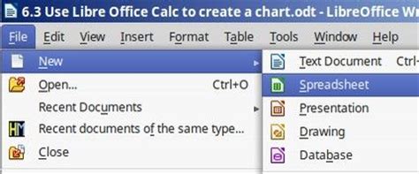 Create A Chart With Libre Calc