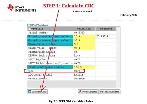 Pga300evm 034 Crc Calculation Sensors Forum Sensors Ti E2e