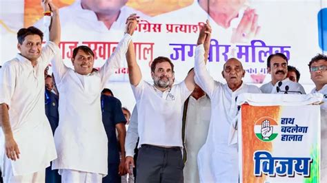 Exit Polls Predict Clean Sweep For Congress In Haryana Hung Assembly In J K With NC Cong