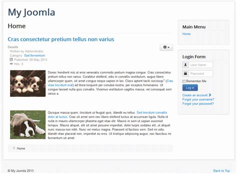 Inserting Images Into A Joomla Article Web Hosting Hub