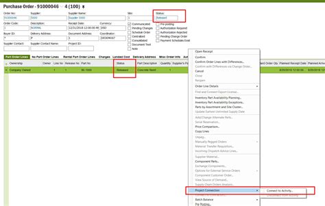 Attaching Purchase Order To A Project Activity Ifs Community
