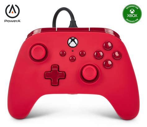 Powera Advantage Wired Controller For Xbox Series X S Red Xbox Controller With Detachable