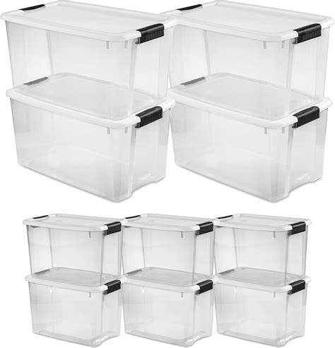 Sterilite 4 Pack 70 Quart And 6 Pack 30 Quart Ultra Latching