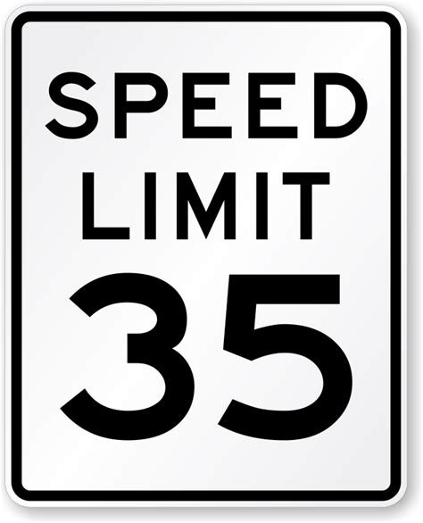 Mutcd Speed Limit Signs