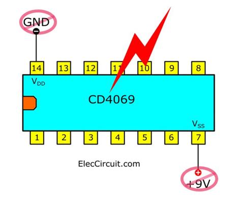 CMOS Circuit Series And How To Use ElecCircuit Com Circuit Digital Circuit Series