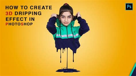 How To Create 3d Dripping Effect In Adobe Photoshop Complete