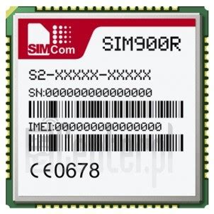 SIMCOM SIM900R Specification IMEI Info