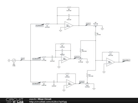 Mixer Circuit CircuitLab