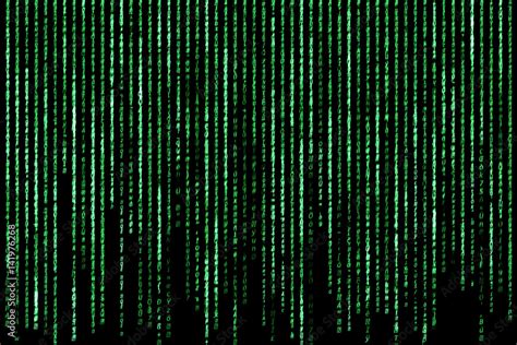Hacker Concept Computer Character Codesgreen Text On Black Background