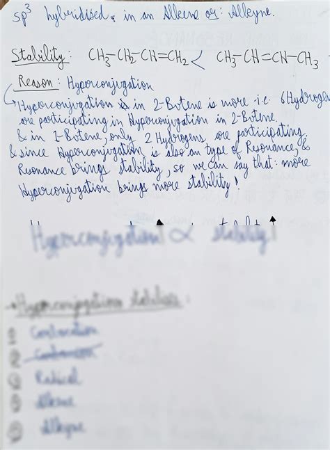 Solution Hyperconjugation Or No Bond Resonance Best Explanation With Examples Organic Chemistry