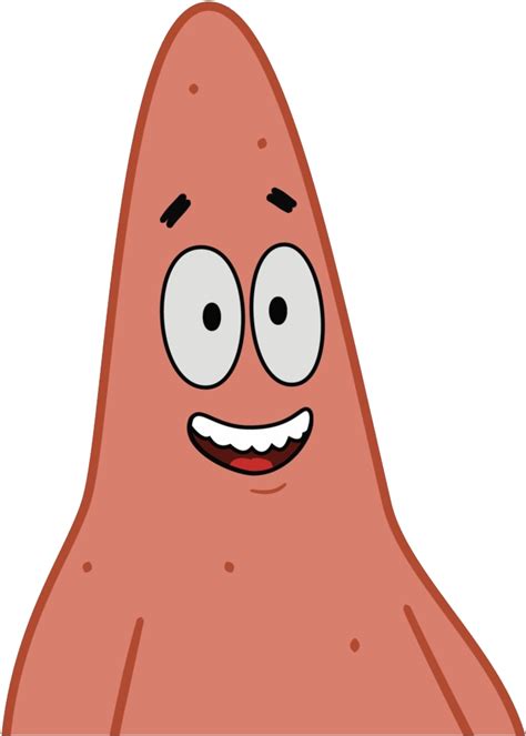 Download Patrick Star Smiling Cartoon Character