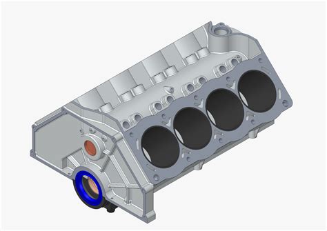 3d Engine Block Model Turbosquid 1528886