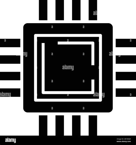 Core Component Black Icon Concept Illustration Vector Flat Symbol