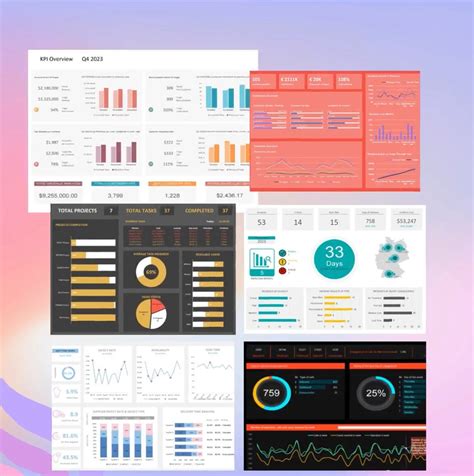 12 Excel KPI Data Dashboard EXCEL Ready To Use Multipurpose Kpi Sale Performance Editable Etsy