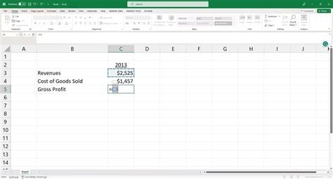 Creating A Basic Formula In Excel Training The Street Financial Training Finance Training