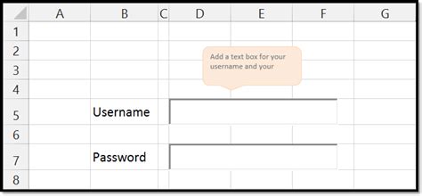 masking hiding a password as it is entered in an excel text box