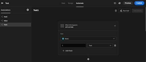 App Action Automations Do Not Trigger The Animation That Is Used To Move Between Automations