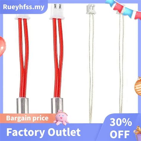 Excellent 4 Piece Heater Cartridge High Temperature Sensor Heating Tube 24v 50w Thermistor Metal