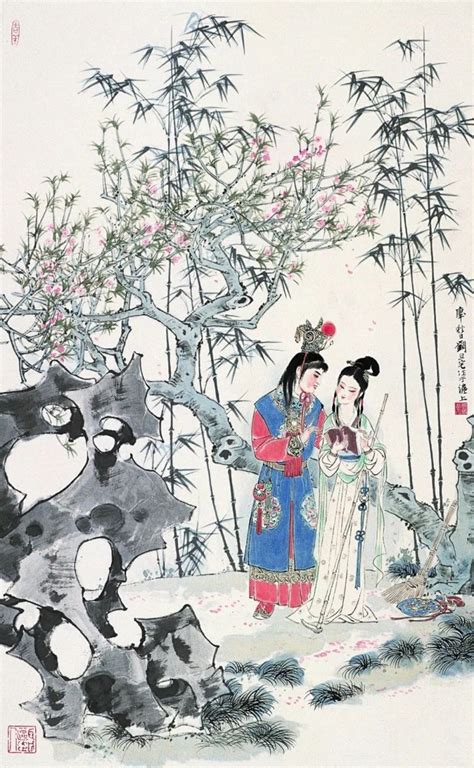 刘旦宅红楼梦人物画三