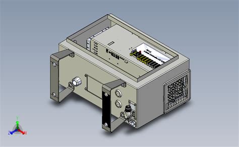 Ur机器人控制柜 Step 模型图纸下载 懒石网