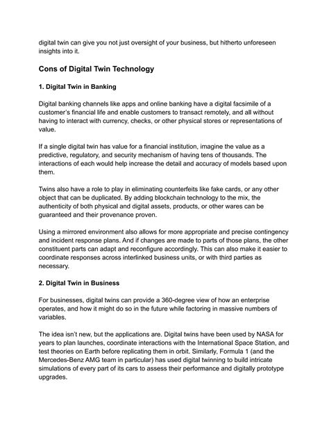 What Is Digital Twin Technology Pdf