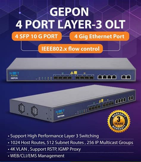 Netlink Gepon Olt 4 Port At ₹ 35000 Laxmi Nagar New Delhi Id 23107138830