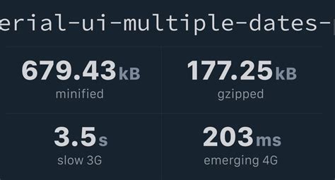 randex material ui multiple dates picker bundlephobia