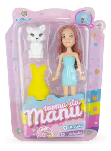 Bonequinha Turma Da Manu Com Acessórios Tipo Polly Lol Mercadolivre